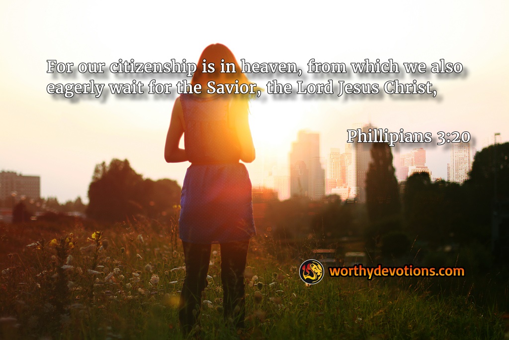 Be a good citizen! - Worthy Christian Devotions - Daily Devotional