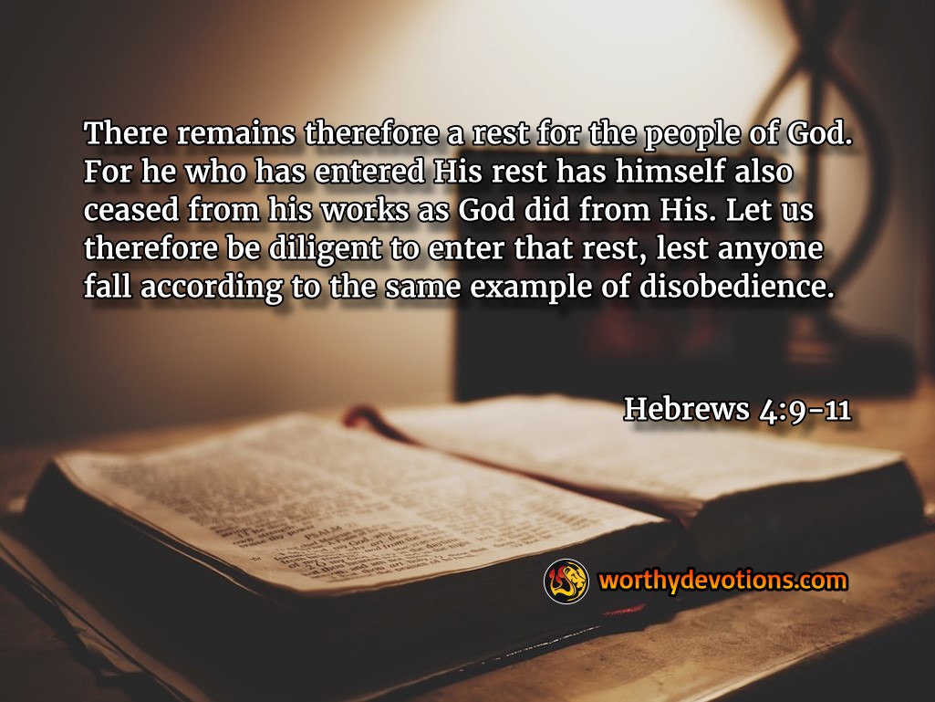 Learning to rest, even in labor ... - Worthy Christian Devotions ...