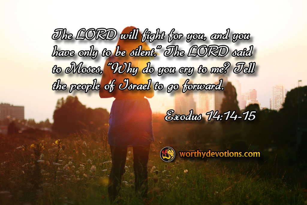 Just go forward! - Worthy Christian Devotions - Daily Devotional